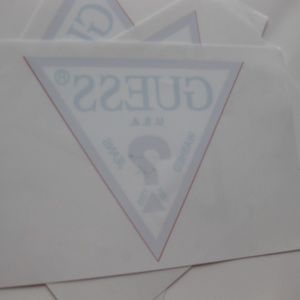 Guess | Accessories | Guess Jeans Logo Reusable Window Decal Stickers ...